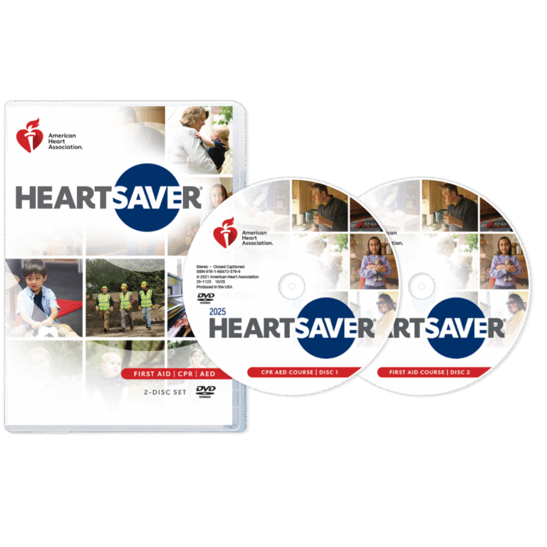Heartsaver®First Aid CPR AED Course DVD Set - Training For Life
