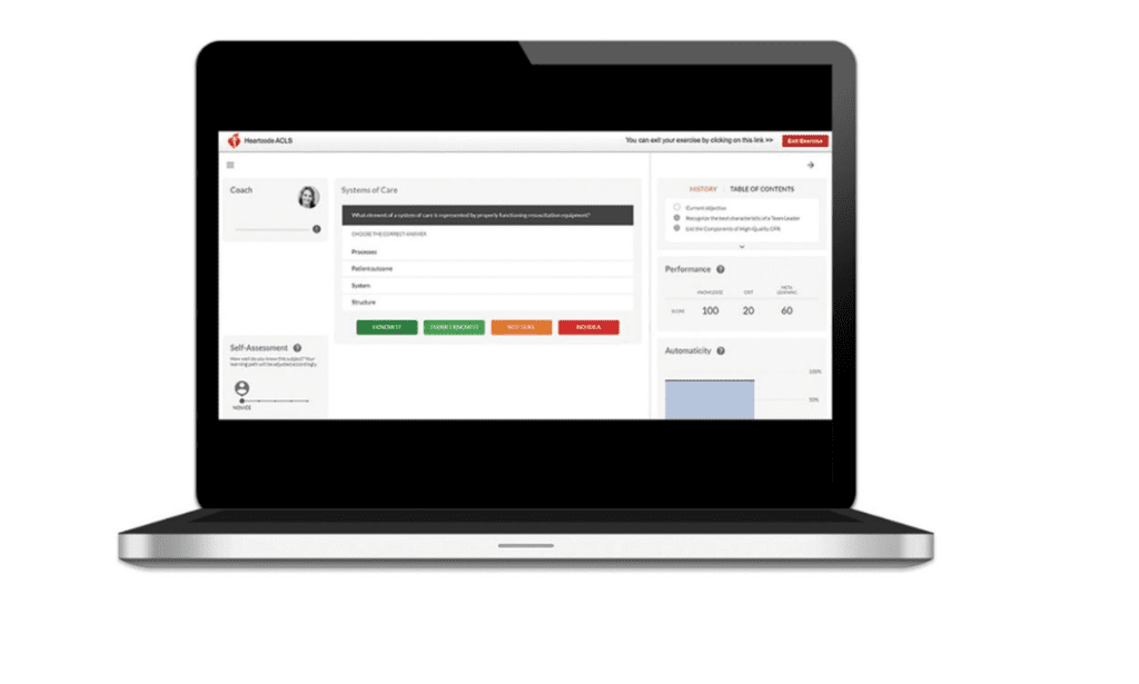 HeartCode ACLS Online Part 1 of Blended Learning - Training For Life