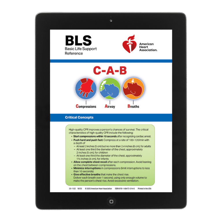 BLS Digital Reference Card - Training For Life